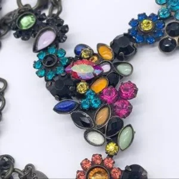 Sorrelli | Jewelry | Sorrelli Crystal Brilliant Floral Collar Necklace ...